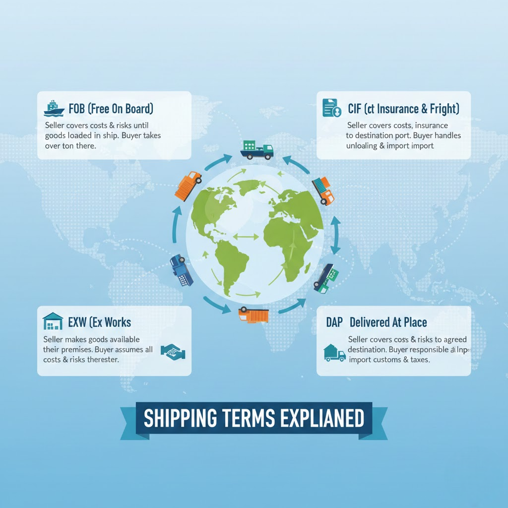 Shipping terms explained | Globax Solutions